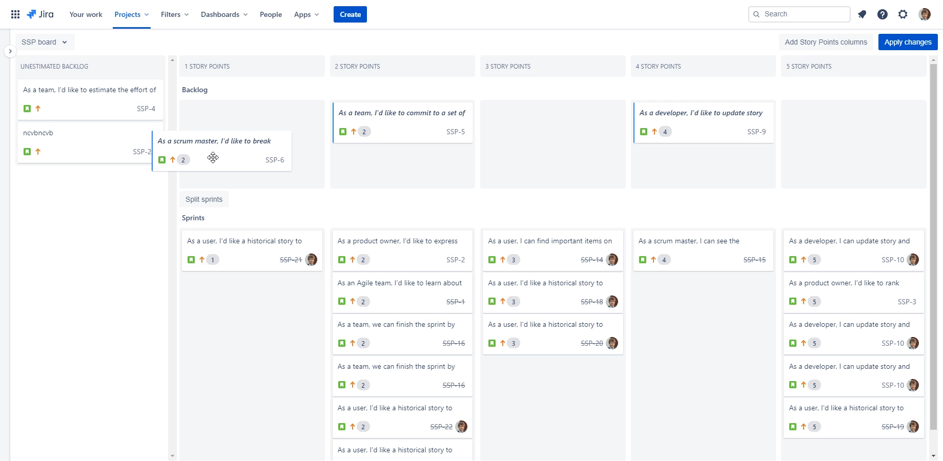 Using Affinity Relative Estimation For Jira